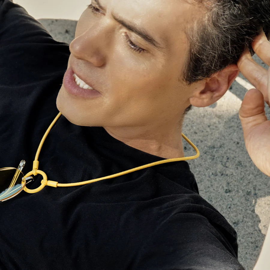 The Rae, a sporty sunglasses necklace to keep glasses safe– LA LOOP